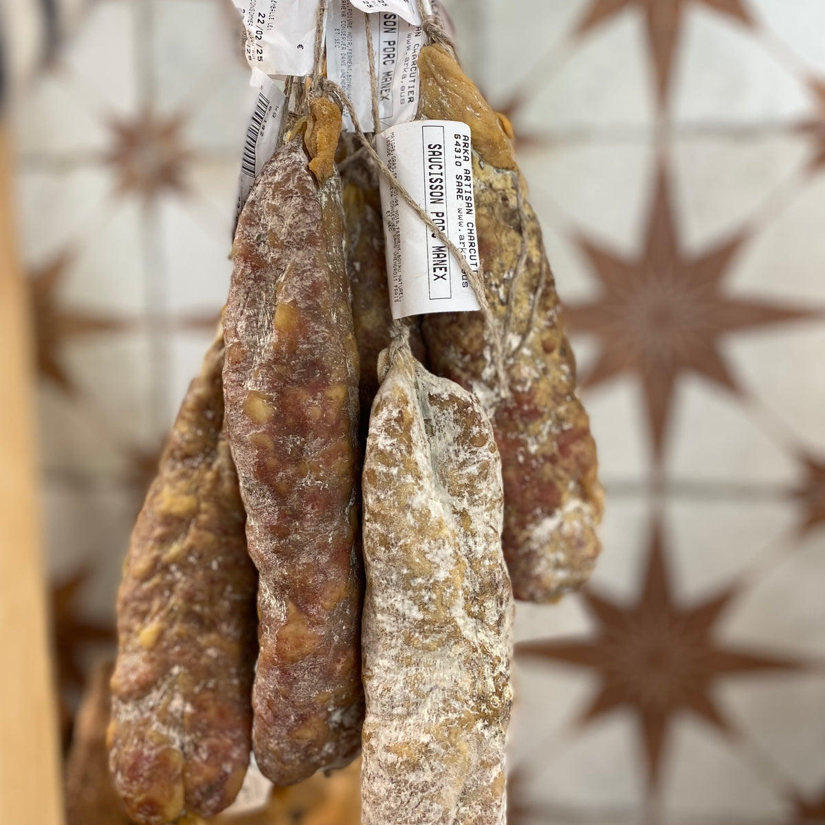Saucisson de porc Manex – Maison Arka